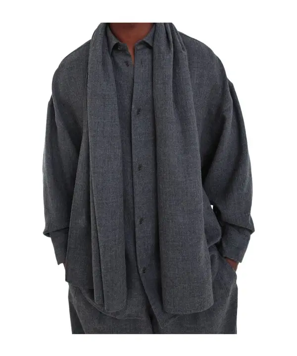 DARKPARK George Detachable Scarf Shirt