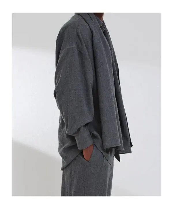 DARKPARK George Detachable Scarf Shirt