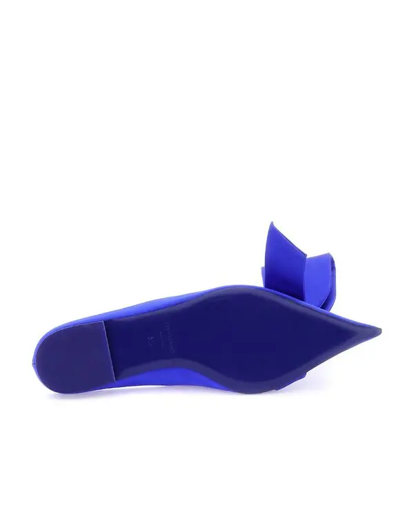 FERRAGAMO Pointed Toe Single Bow Muller Flat