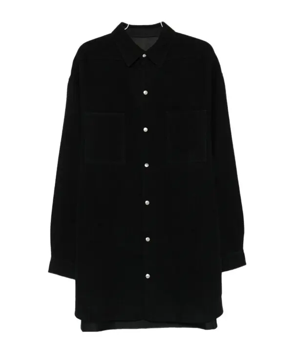 Rick Owens Long Sleeve Casual Jacket - Black