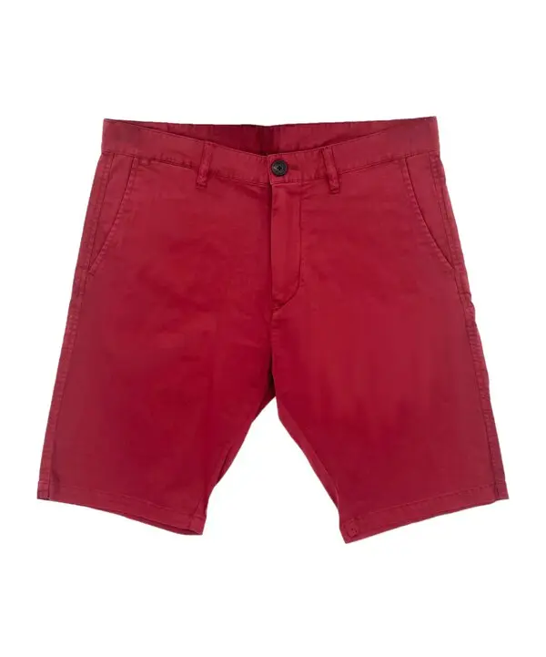 Emporio Armani Casual Zippered Shorts - Red
