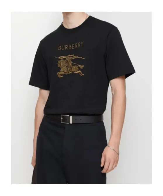 Burberry Ekd Embroidered Crewneck T-shirt