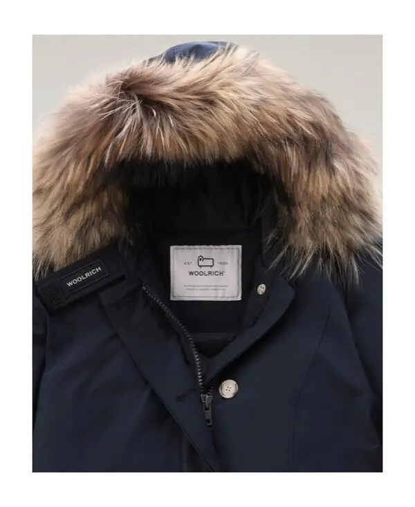 Woolrich Arctic Parka With Raccoon Fur Trim - Black