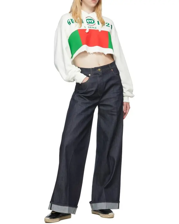 Gucci Leather Espadrille With Double G