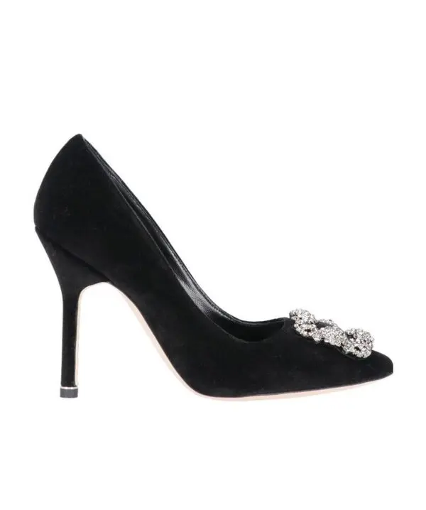 Manolo Blahnik Logo High Heels