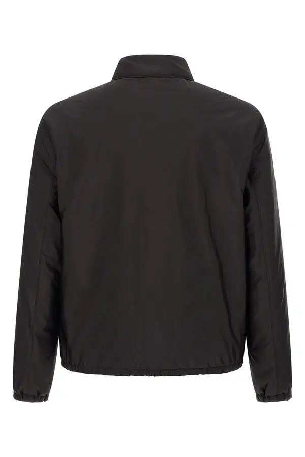 Prada Logo Plaque Blouson Jacket