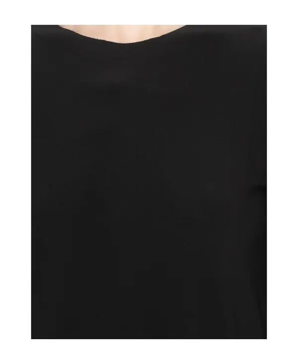 Norma Kamali Long Sleeve Round Neck Top