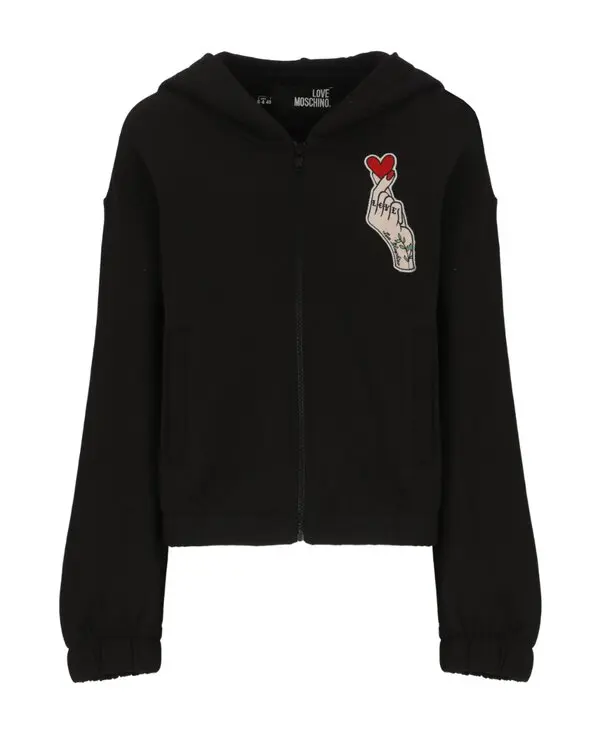 Moschino Zip-up Hooded Jacket