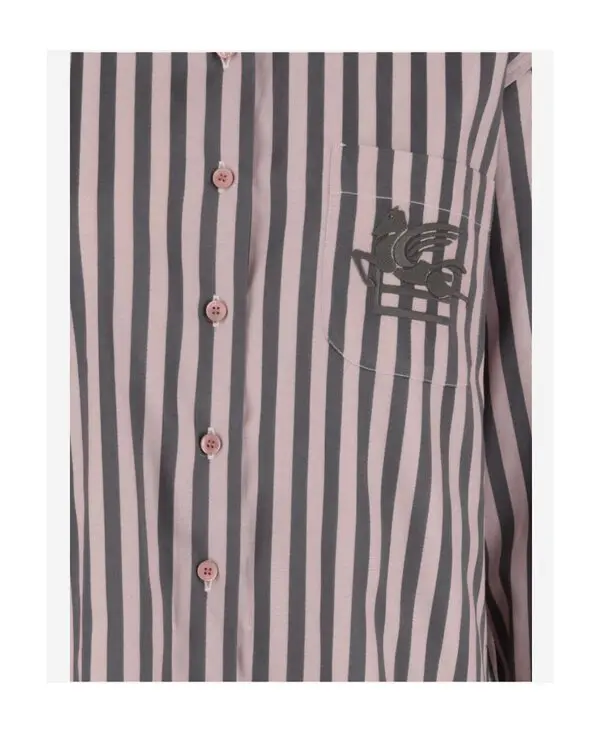 Etro Striped Long Sleeve Shirt