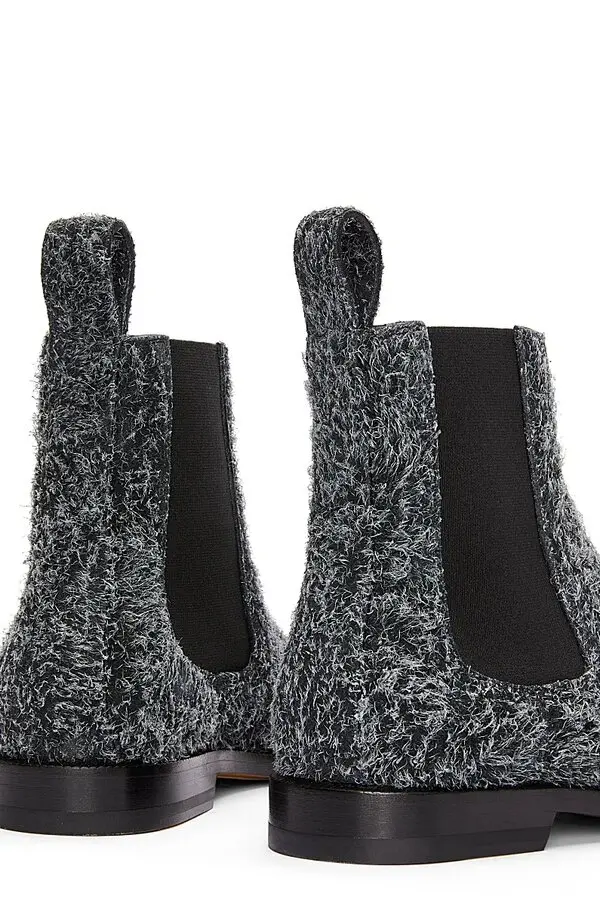 Loewe Brushed Campo Chelsea Boots - Charcoal-grey