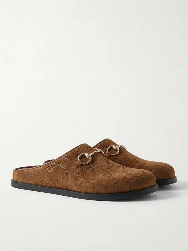 Gucci Horsebit Mules - Brown