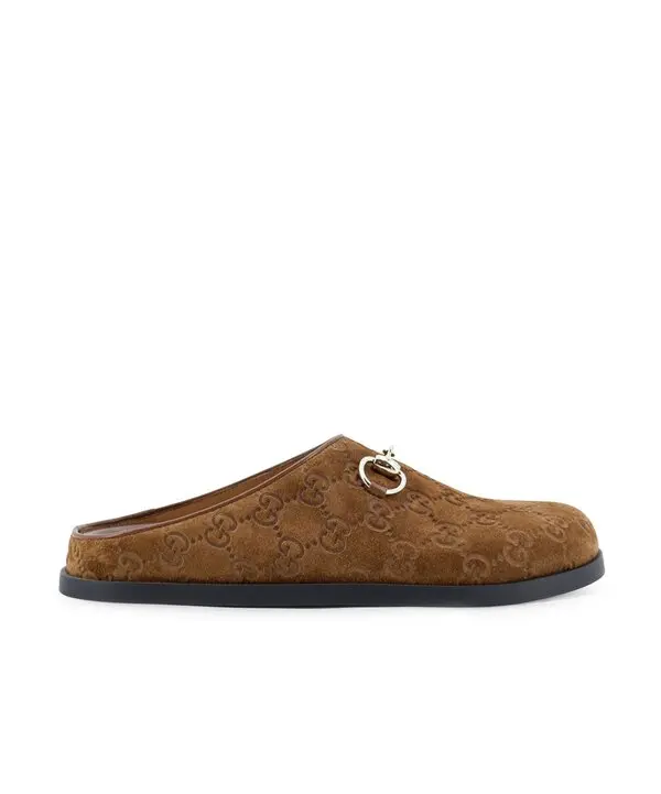 Gucci Horsebit Mules - Brown