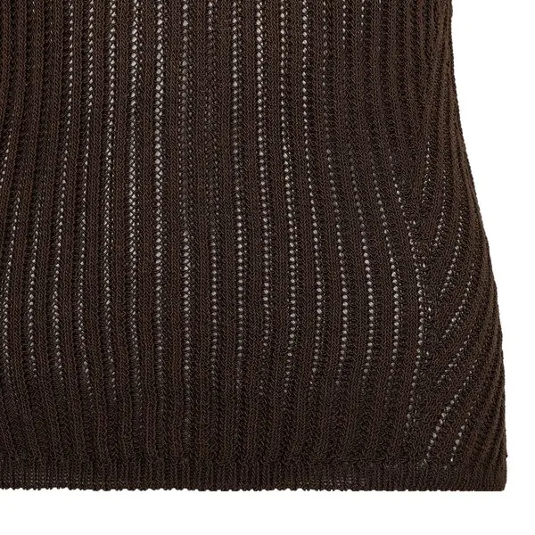 Max Mara Vicini Sleeveless Knitted Top - Black