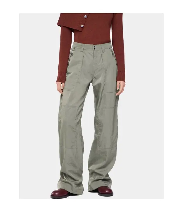 Rabanne Pleated Button-fastened Cargo Trousers