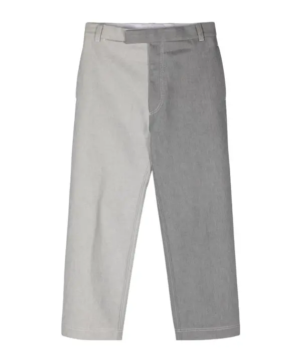 Thom Browne Two-toned Mid-rise Jeans