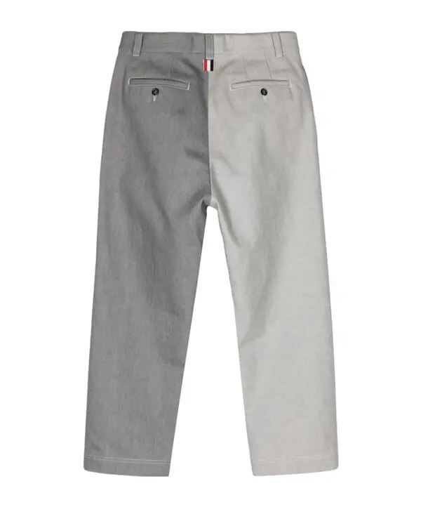Thom Browne Two-toned Mid-rise Jeans