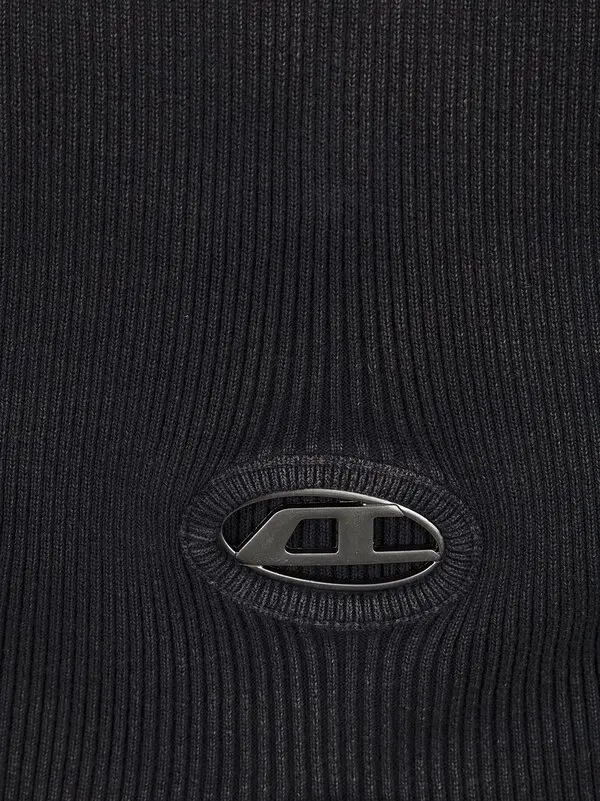 DIESEL® Logo Plaque Crew Neck Top