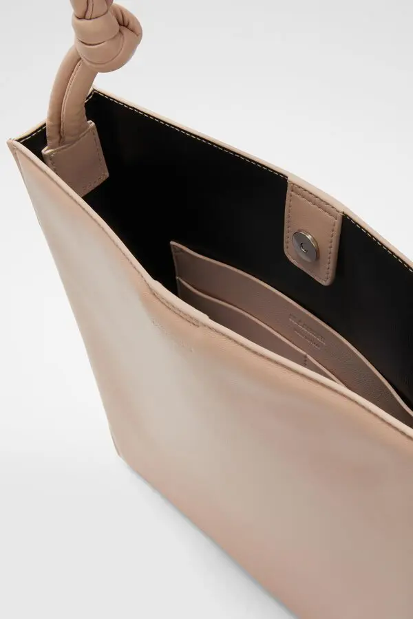 JIL SANDER Medium Tangle Shoulder Bag - Nude