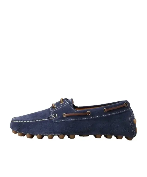 TOD'S Boat Gommino Bubble Loafers - Blue