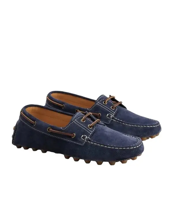 TOD'S Boat Gommino Bubble Loafers - Blue