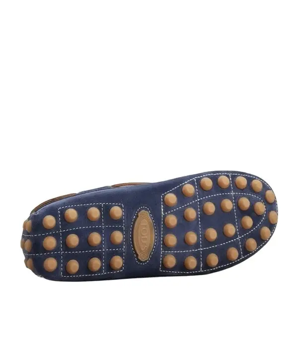 TOD'S Boat Gommino Bubble Loafers - Blue