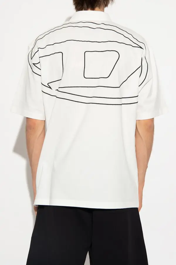 DIESEL® Oval D Short-sleeved Polo Shirt