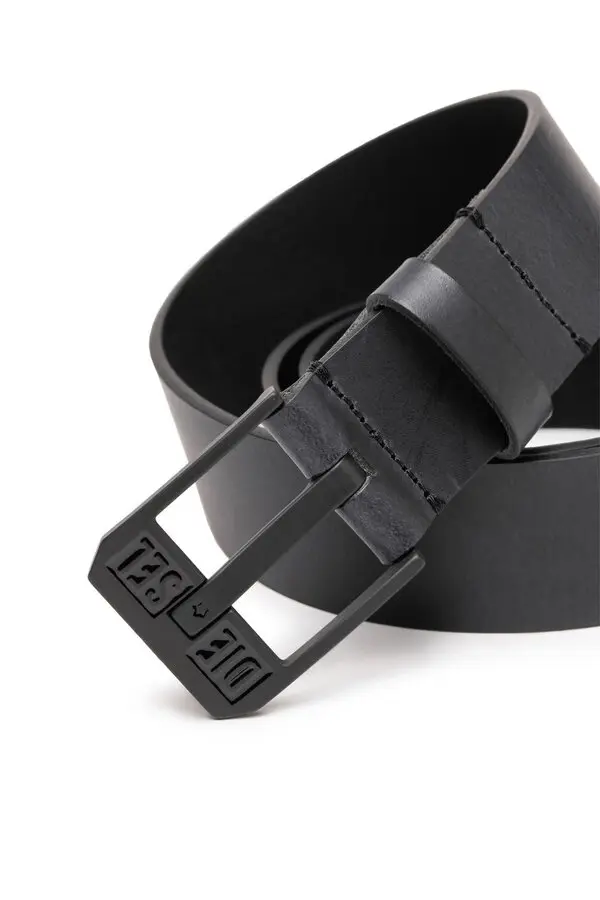 DIESEL® Logo Engraved Buckle Belt