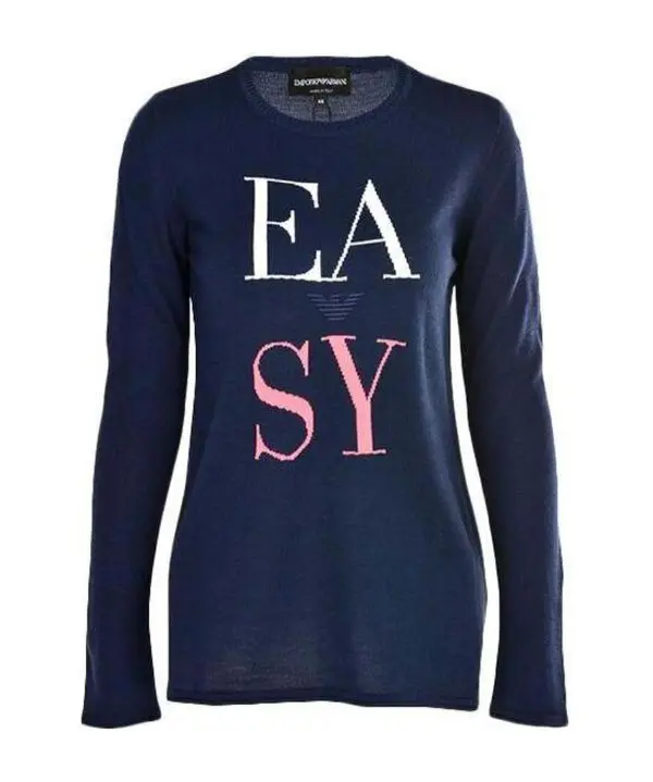 Emporio Armani Long Sleeve Woolen Pullover