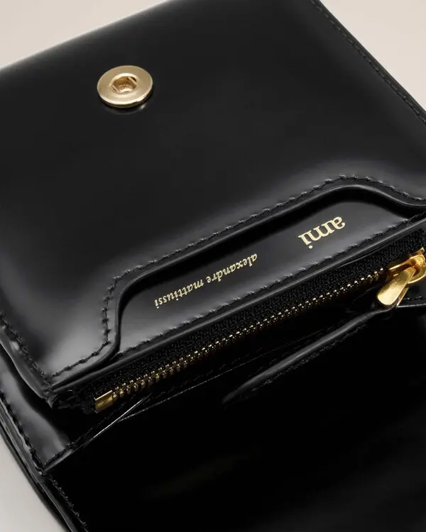 Ami Paris Paris Leather Wallet