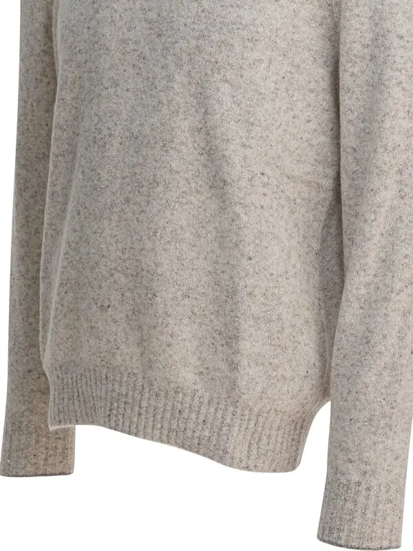 Brunello Cucinelli Crewneck Knitted Jumper - Light Grey