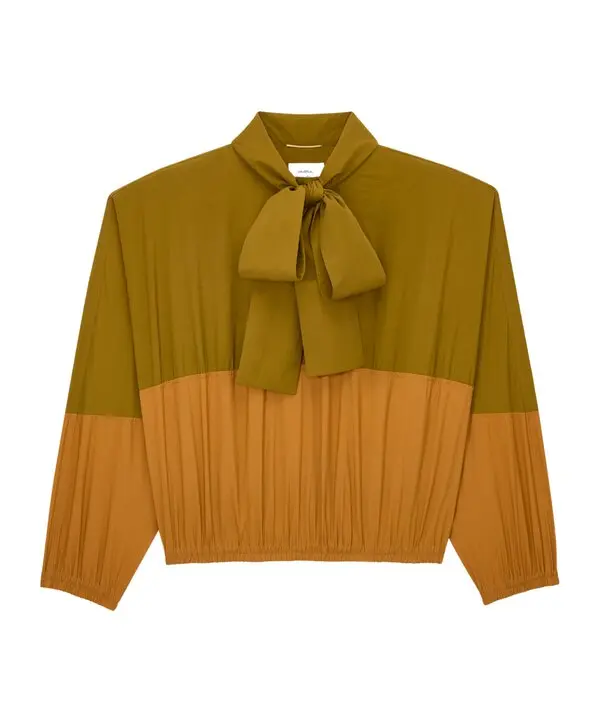 Saint Laurent Cassandre Color-blocked Windbreaker