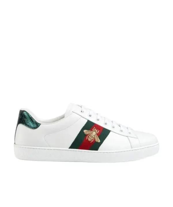 Gucci Ace Embroidered Sneakers - White