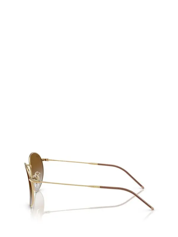 Ray-ban Round Reverse Sunglasses - Brown