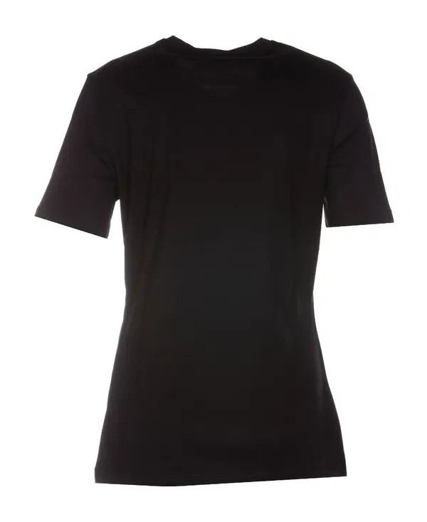 Versace Short-sleeved T-shirt With Embroidered Logo