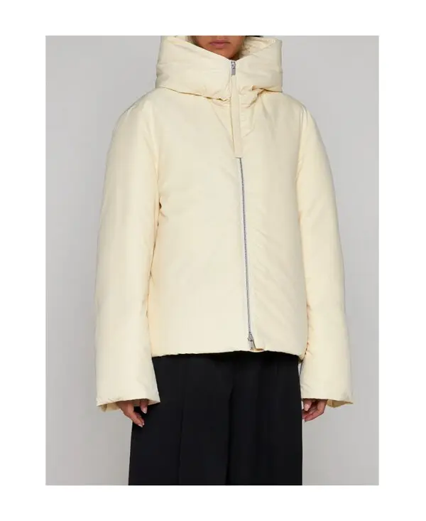 JIL SANDER Padded Hooded Jacket