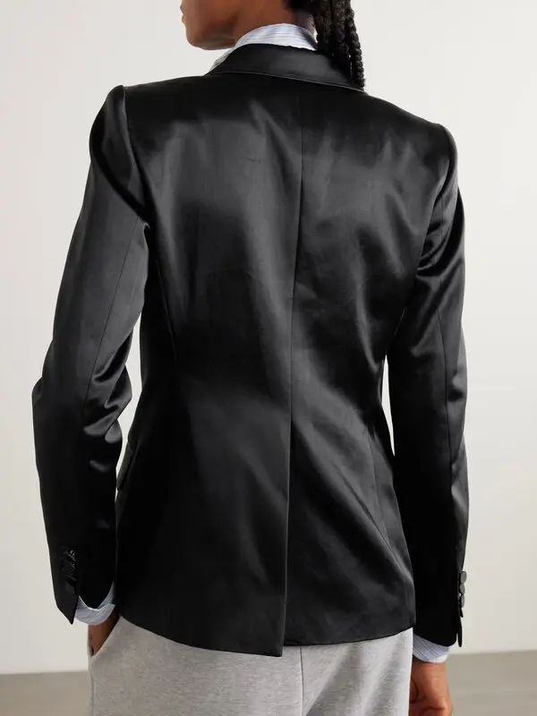 Dries Van Noten Double-breasted Peak Lapel Blazer