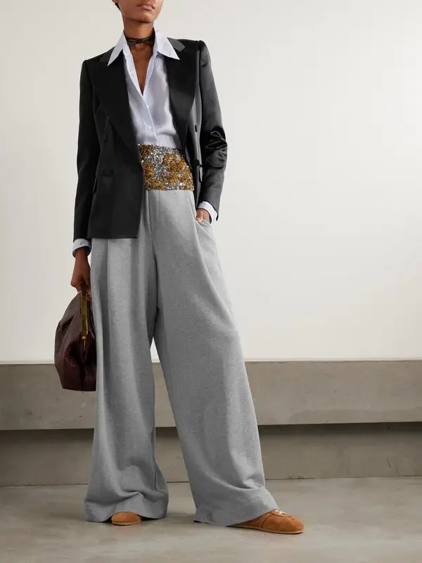Dries Van Noten Double-breasted Peak Lapel Blazer