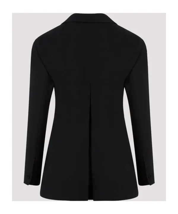 Givenchy Collared Blazer With Satin Lapels