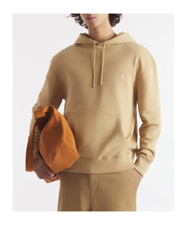 Maison Kitsuné Bold Fox Head Patch Hoodie - Nude