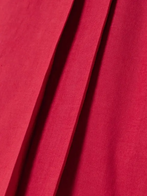 Theory Pleated Front Wide Leg Shorts