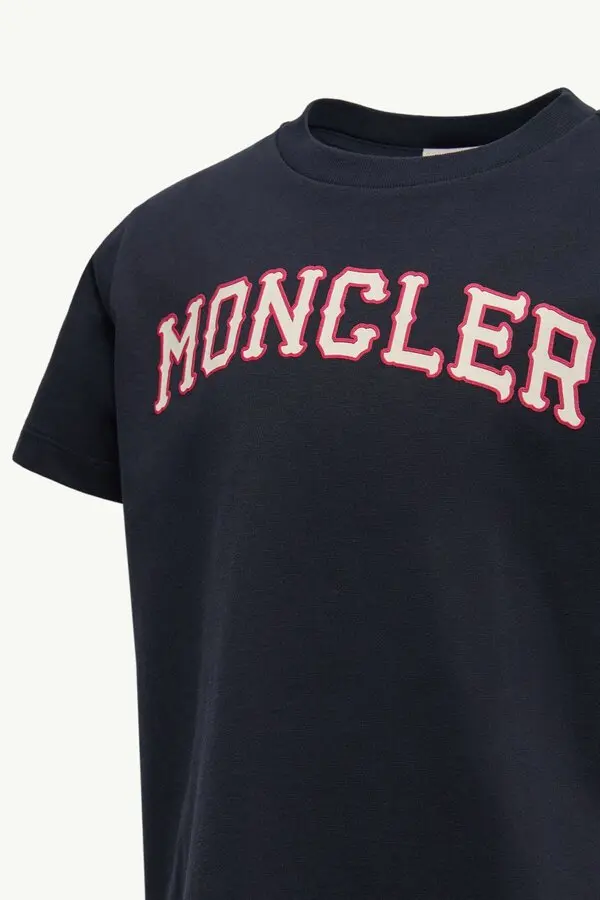 Moncler Logo Print Cotton T-shirt