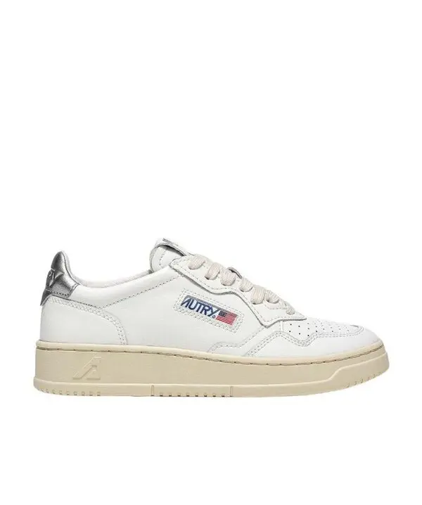 AUTRY Perforated Low-top Sneakers - White