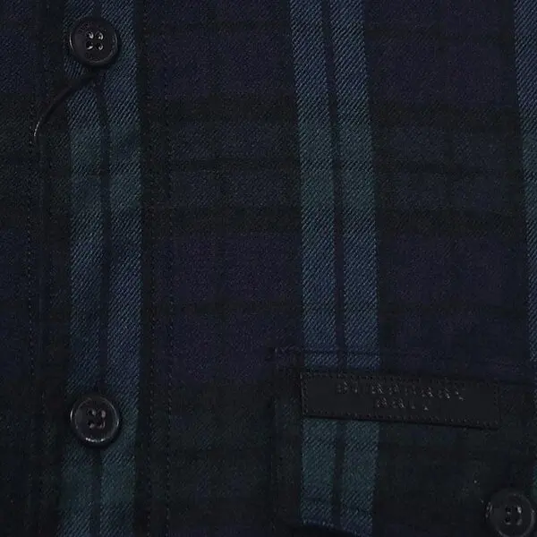 Burberry Plaid Button-up Shirt