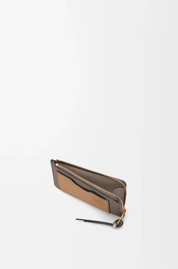 Loewe Anagram Zipped Cardholder - Taupe/gold
