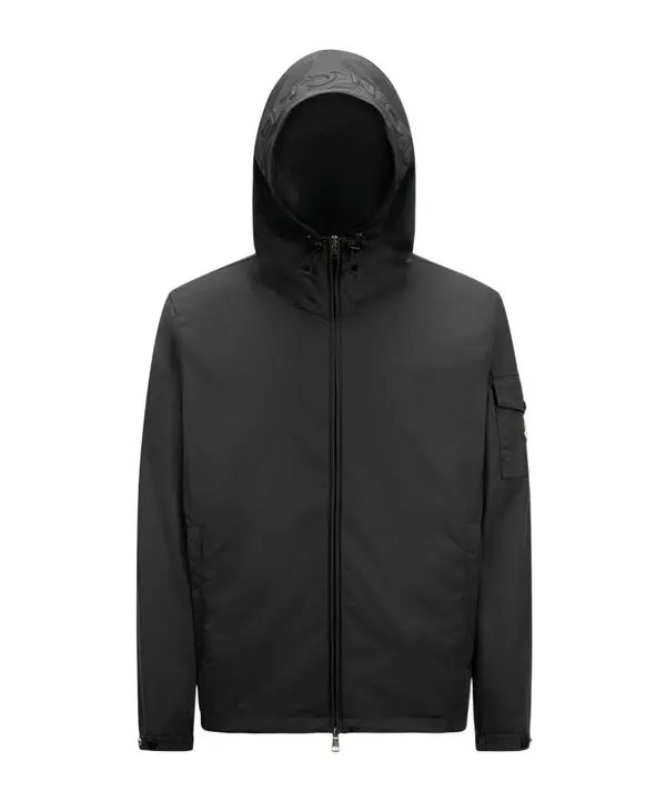 Moncler Logo Patch Hooded Jacket