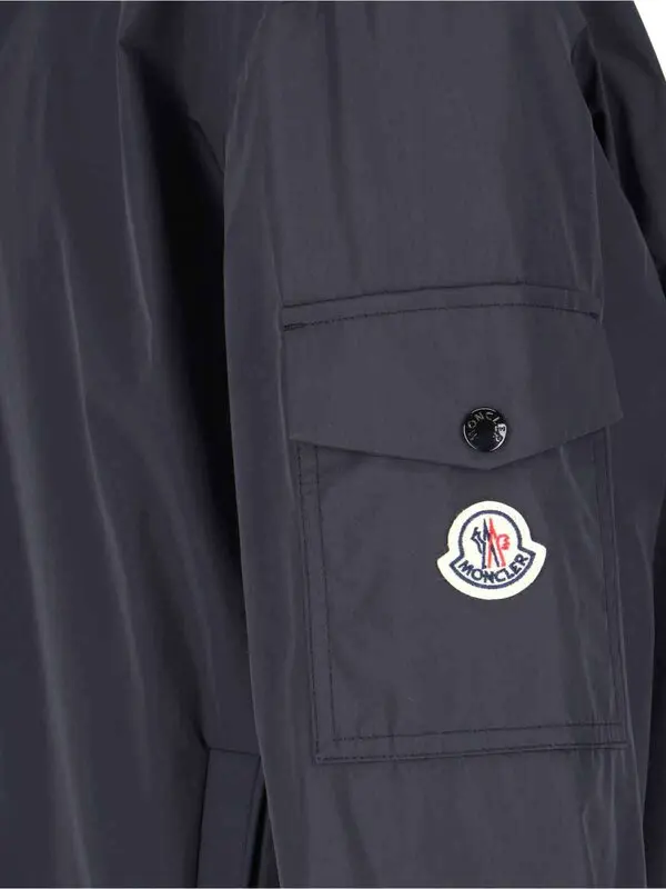 Moncler Logo Patch Hooded Jacket