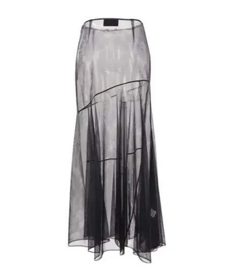 Simone Rocha Flared Tulle Midi Skirt