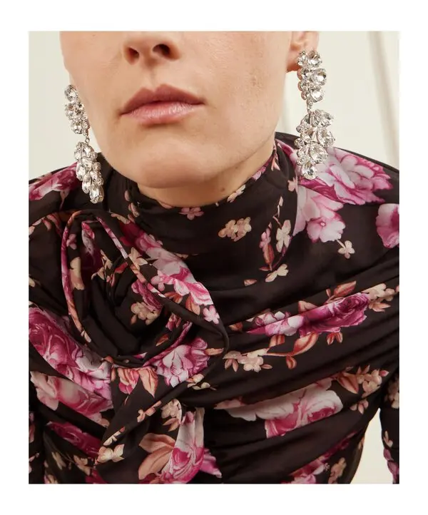 Magda Butrym Crystal Drop Earrings