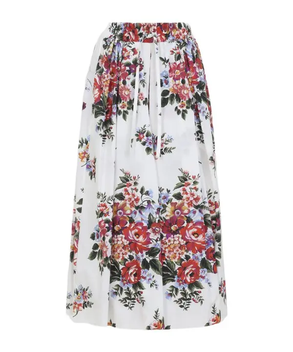 Dolce & Gabbana Floral Print Maxi Skirt - No