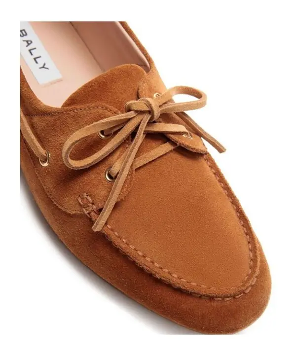 Bally Round Toe Slip-on Loafers - Brown